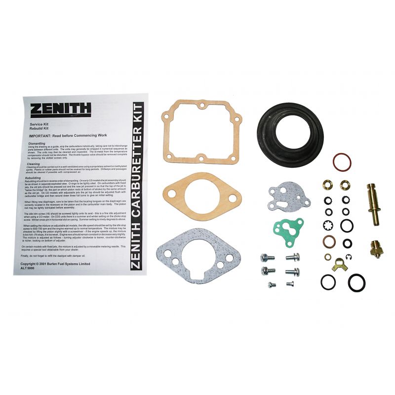 Service Kit - For a Single 150 CDSEV Carburettor | Zenith Caburetters